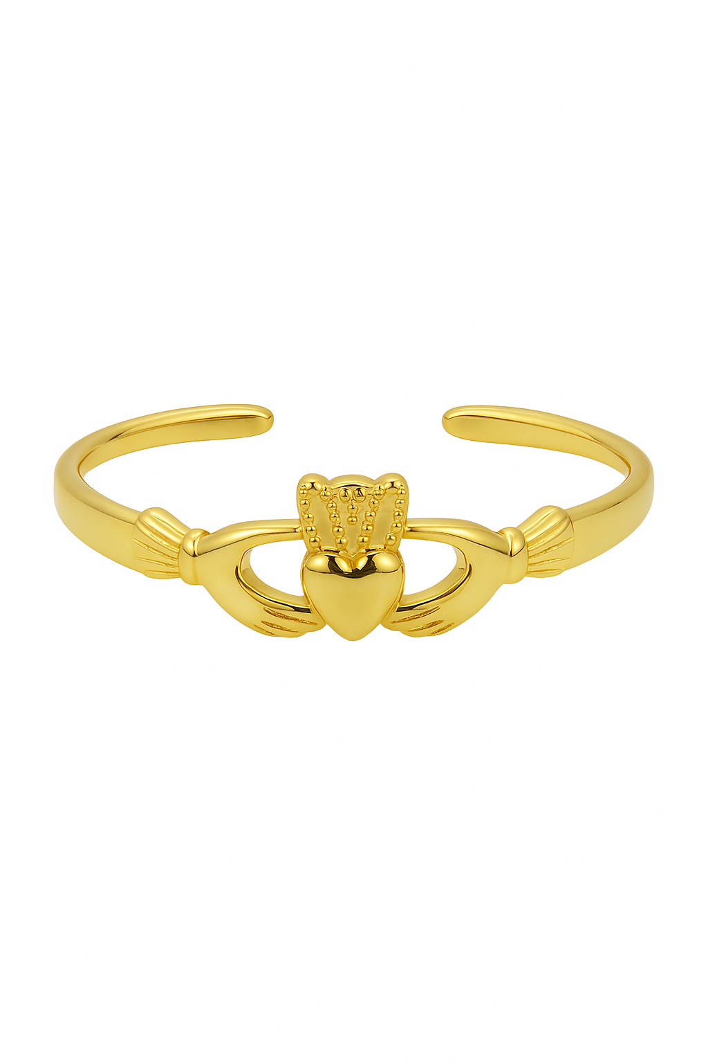 Claddagh Bangle | Gold Bangle – Betty and Biddy