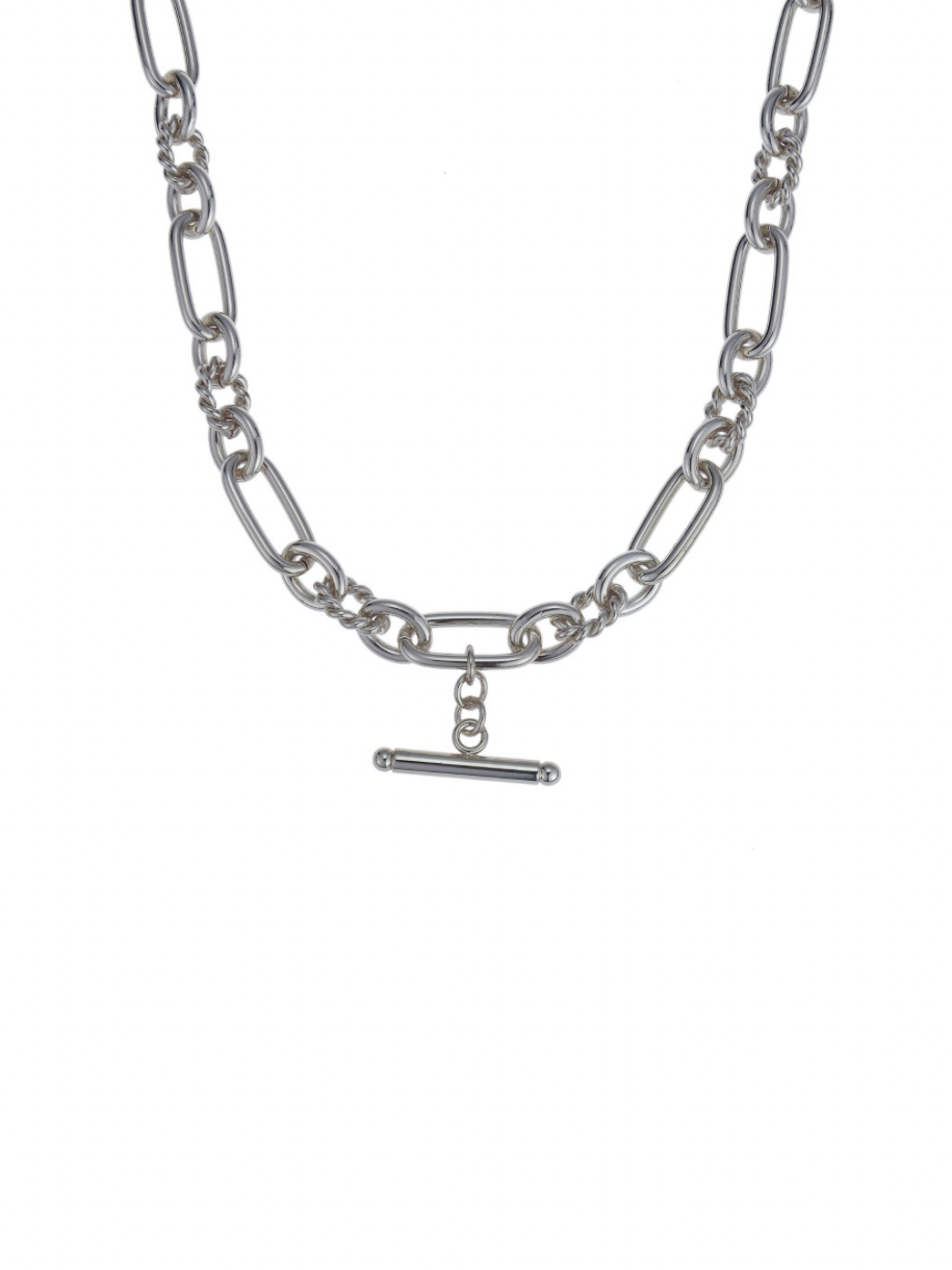 T-Bar Link Necklace | Gold Toggle Link Chain | – Betty and Biddy
